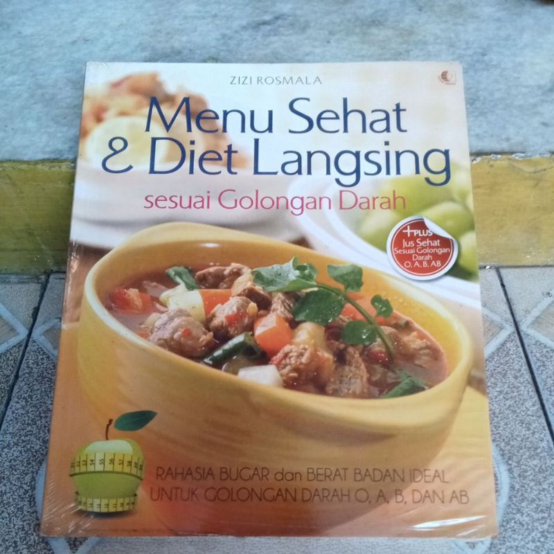 Jual Buku Masakan - Menu Sehat & Diet Langsing Sesuai Golongan Darah ...