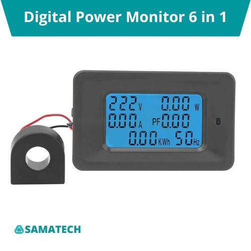 Jual KWH Meter Power Monitor Daya Digital Multifungsi Wattmeter Watt ...