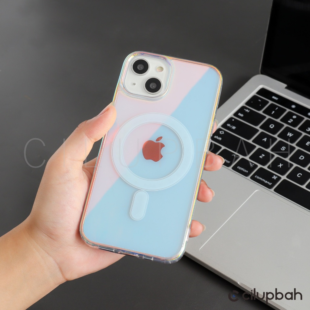 Jual CILUPBAH Hologram Magnetic Case iPhone X XS XR MAX 11 12 13 14 15 16 Plus Pro Max | Shopee ...