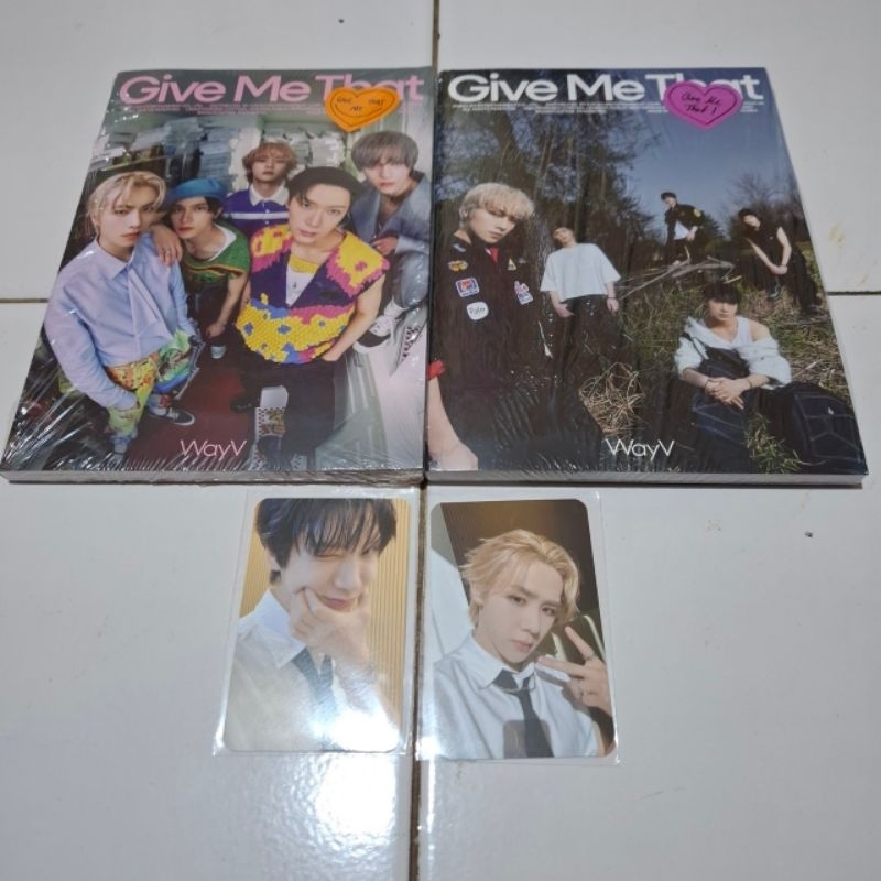 Jual ALBUM SEALED ONLY WAYV GIVE ME THAT 5th MINI ALBUM STANDARD VER. B ...