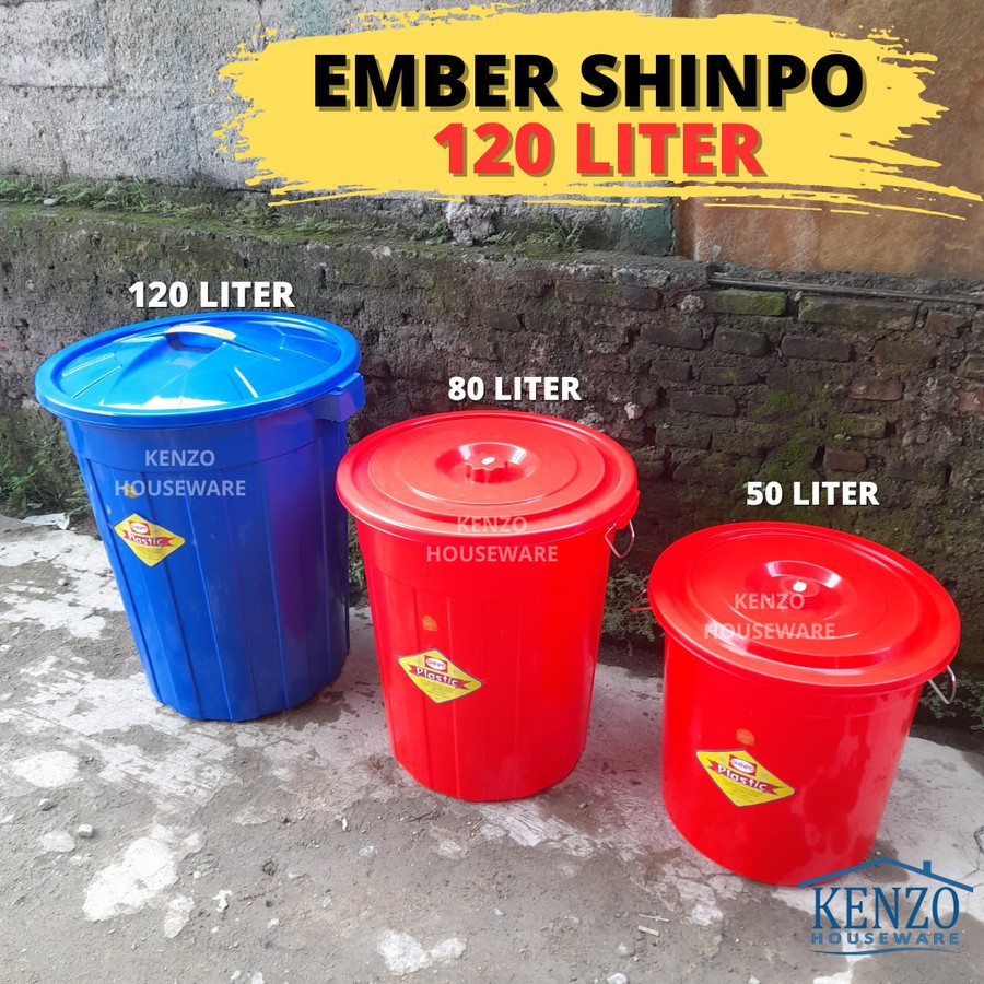 Jual Ember 50 Liter Tutup Ember Air Kamar Mandi Ember Plastik Kuat ...