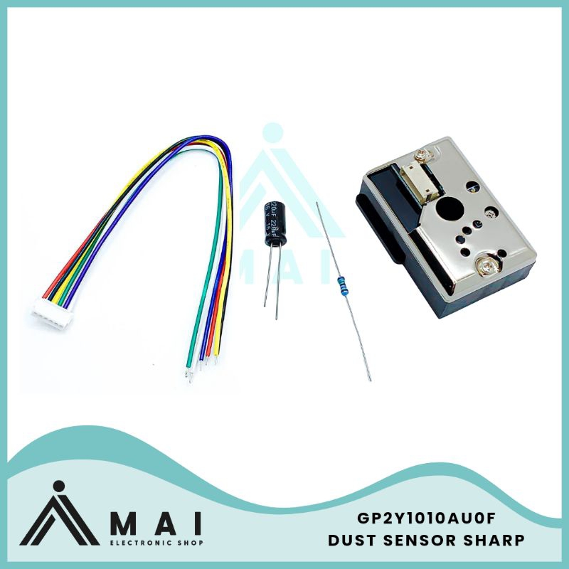 Jual Sharp GP2Y1010AU Dust Sensor (Sensor Debu) | Shopee Indonesia