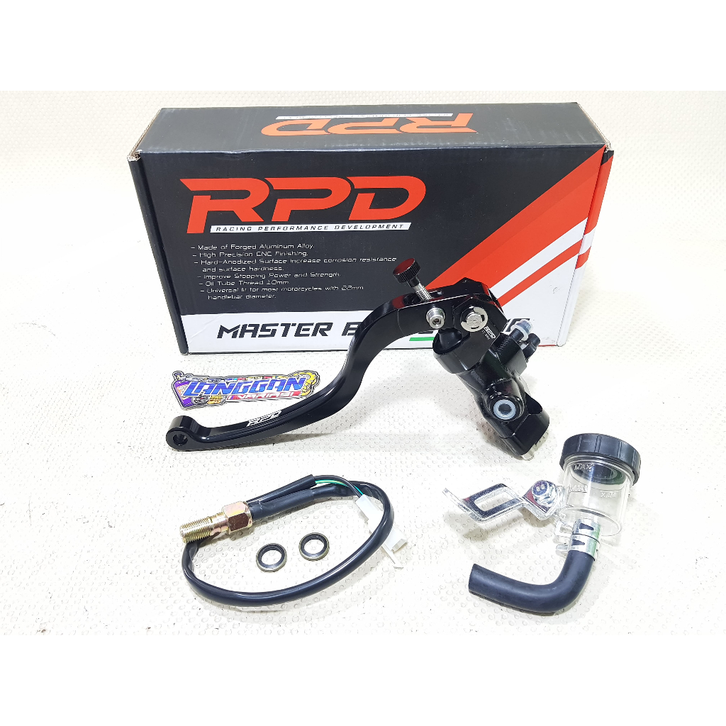 Jual Master Rem Atas RPD NB7 Radial 17 mm Kanan Universal + Switch Rem ...