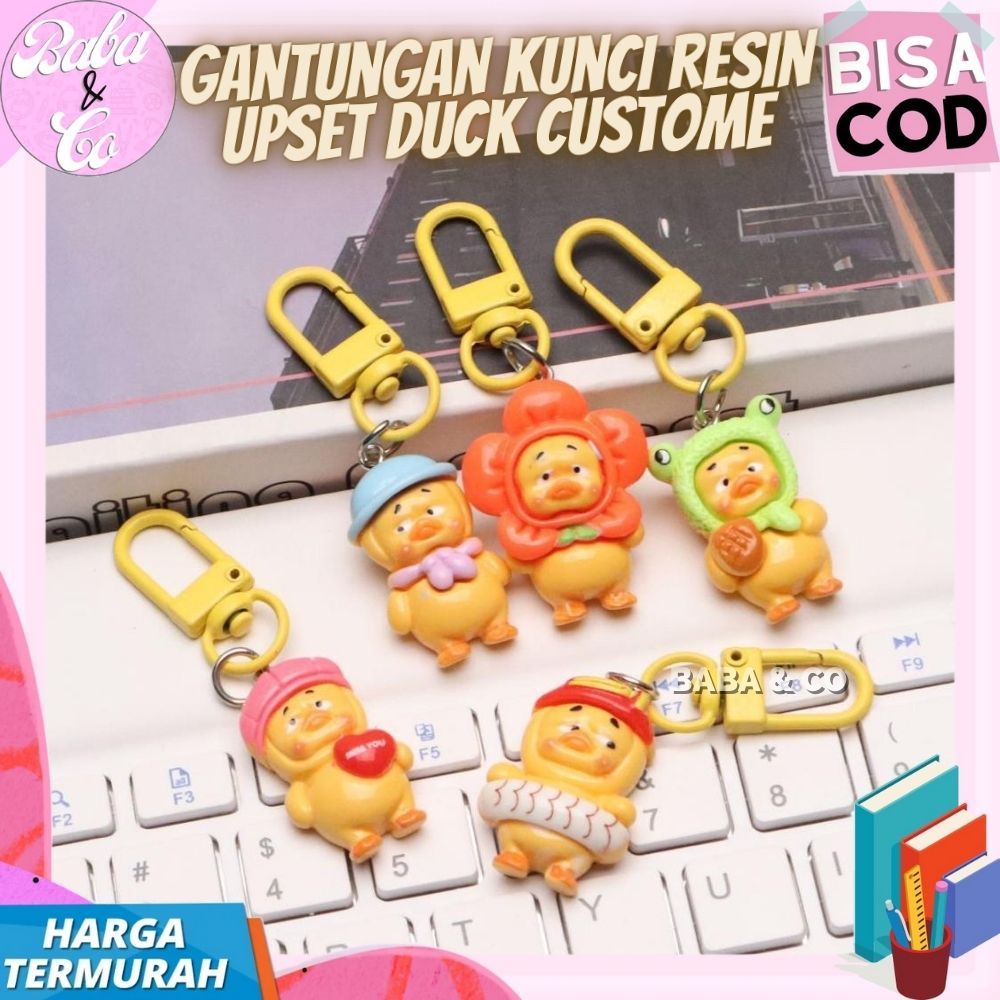 Jual GANTUNGAN KUNCI RESIN UPSET DUCK V2 KEYCHAIN LOT KLIP RESIN UPSET ...