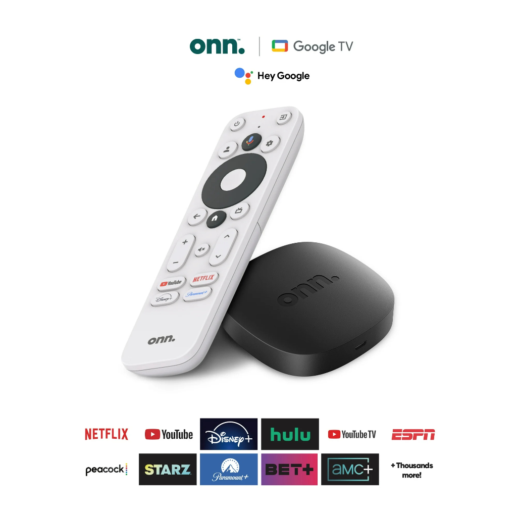 Jual ONN Google TV Streaming Box 4K With Google assistant | Shopee ...