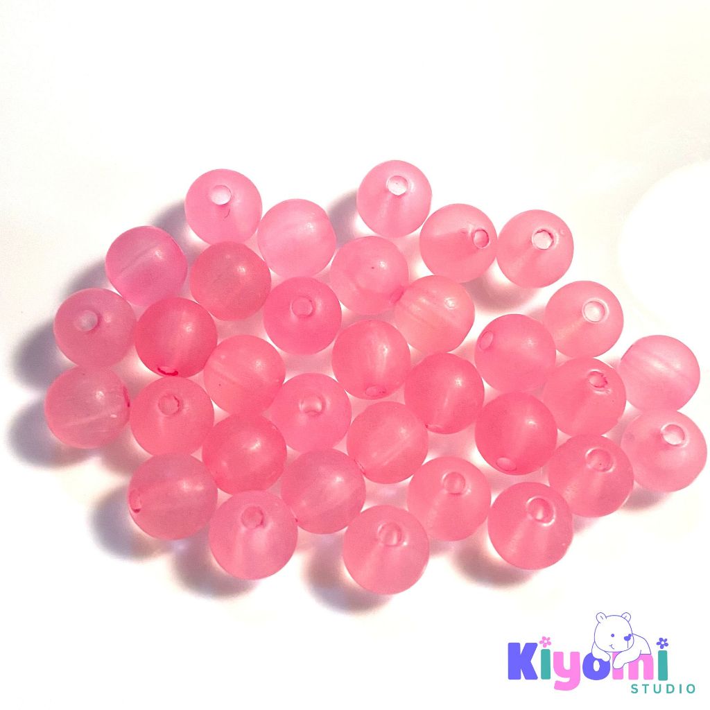 Jual [ 10 gr ] Manik Mote Bulat Dop Pink 8 mm | Shopee Indonesia
