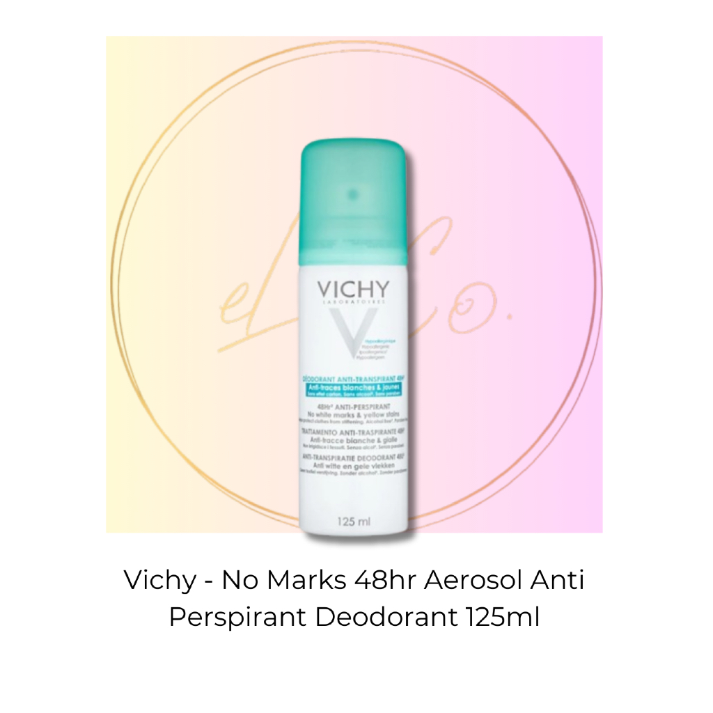 Jual Vichy - No Marks 48hr Aerosol Anti Perspirant Deodorant 125ml | Shopee Indonesia