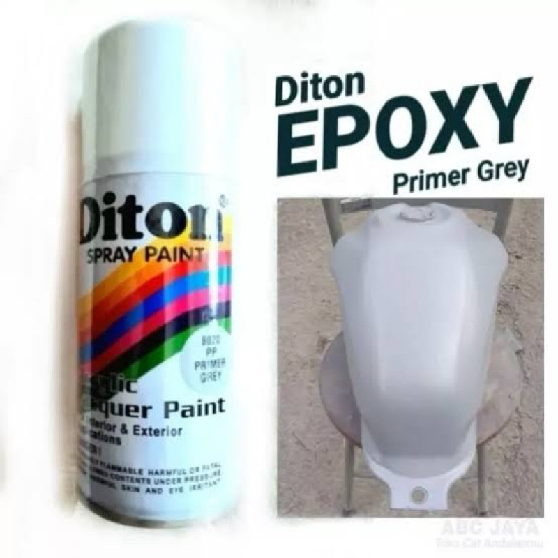 Jual Cat Pilok Diton Spray Paint 8020 PP Primer Grey 300ml Epoxy epoksi ...