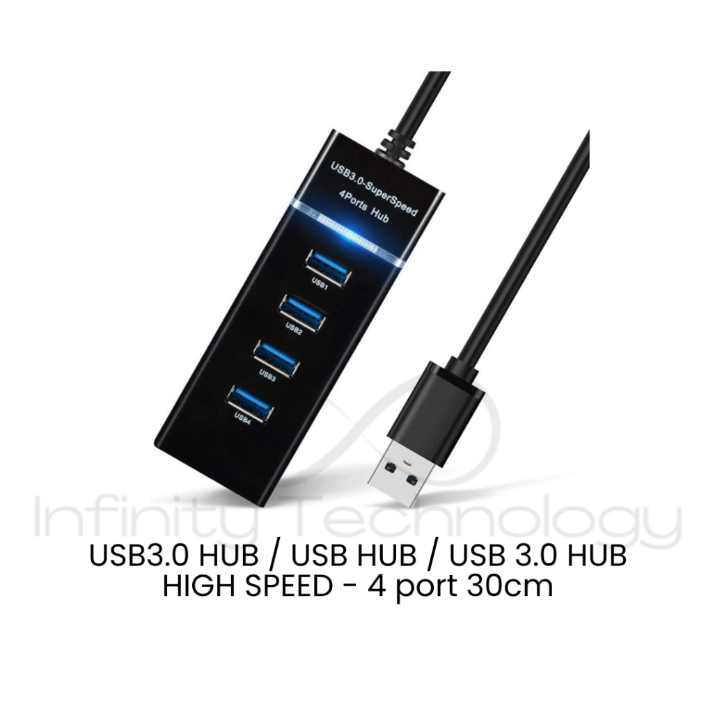 Jual USB3.0 HUB / USB HUB / USB 3.0 HUB HIGH SPEED - 4 port 30cm | Shopee Indonesia