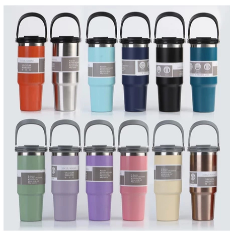 Jual Tumblr Termos Tumbler Classic Handle Mobil Jumbo Vacum 890ml ...