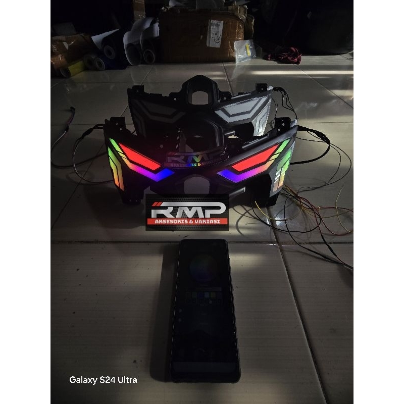 Jual frame lazy nmax neo turbo 2024 custume rgb aplikasi lazy nmax new ...