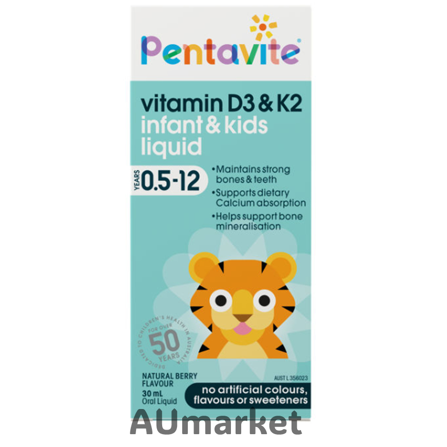 Jual Pentavite Vitamin D3 & K2 Kids Liquid 30ml | Shopee Indonesia