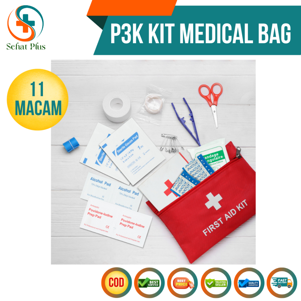 Jual Tas P3K Isi Lengkap Dompet Kotak P3K Lengkap Dengan Isi Travelling ...