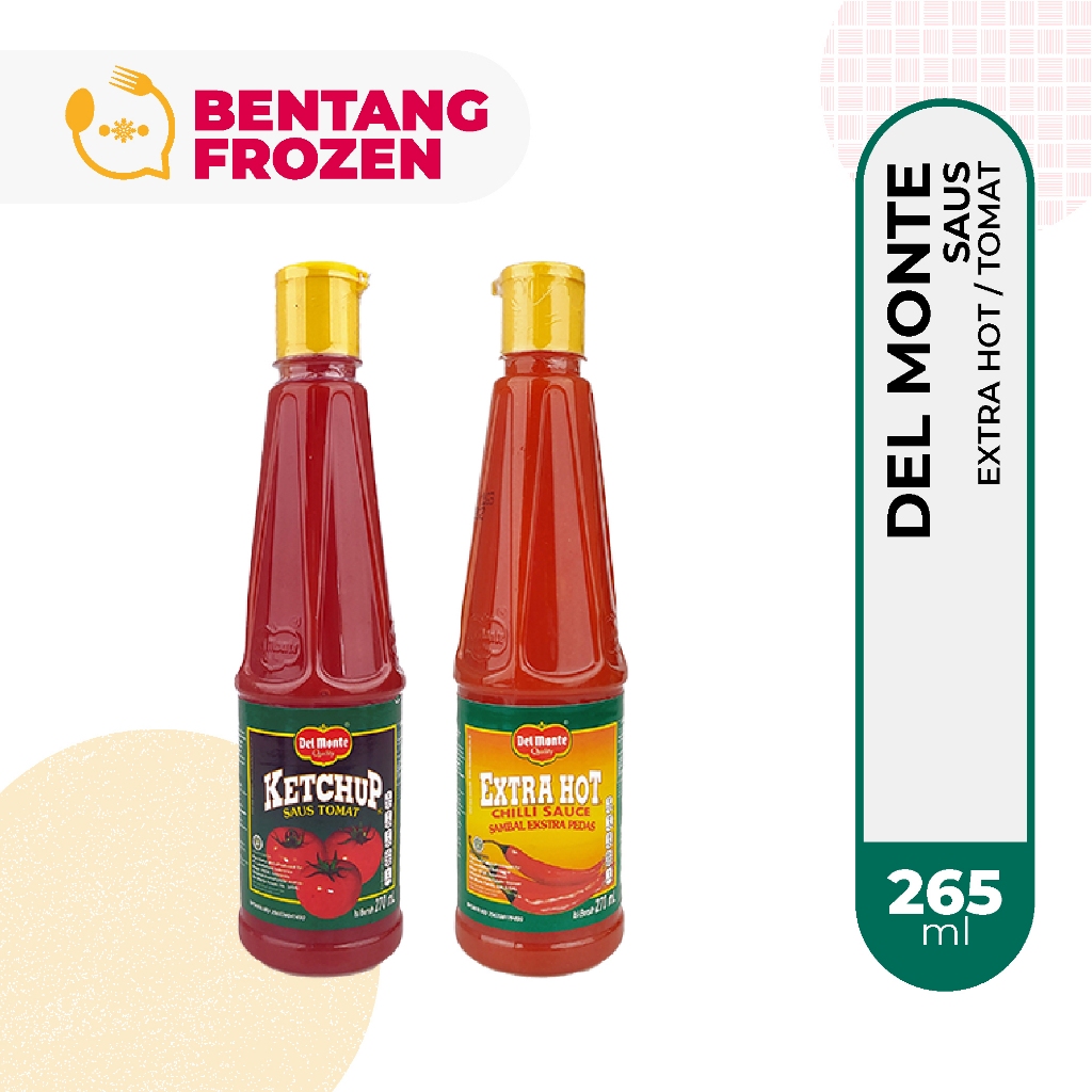 Jual Delmonte Saus Extra Hot / Saus Sambal / Saus Tomat 265 ml - Saus ...