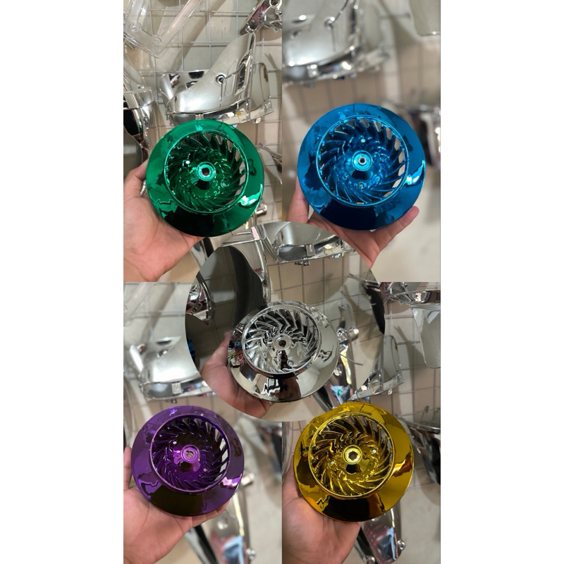 Jual fan magnet chrome vespa matic | Shopee Indonesia