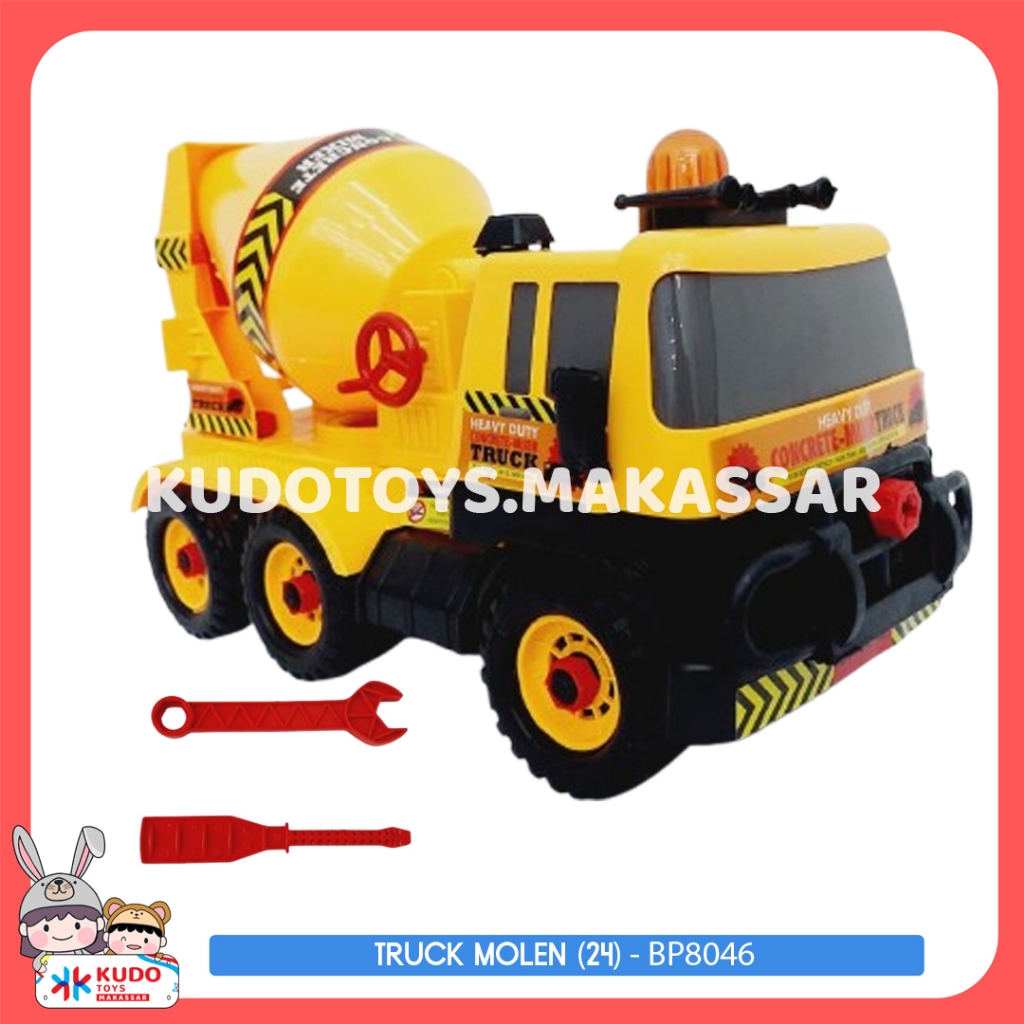 Jual MAINAN MOBIL-MOBILAN TRUCK MOLEN KONSTRUKSI SUPER JUMBO - BP8046 ...