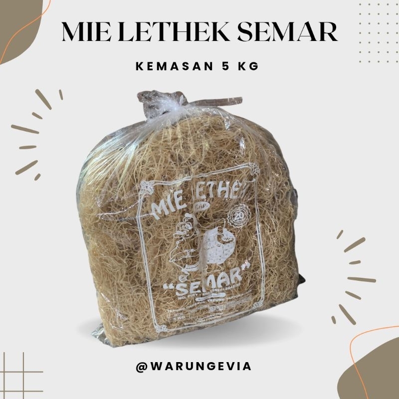 Jual MIE LETHEK SEMAR 5 KG KHAS YOGYAKARTA | Shopee Indonesia