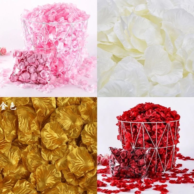 Jual Rose petal / kelopak mawar / bunga tabur / dekorasi kasur kamar ...