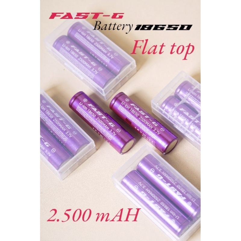 Jual [ECER] FAST-G BATERAI 18650 BARU DAN ORIGINAL 100% | Shopee Indonesia
