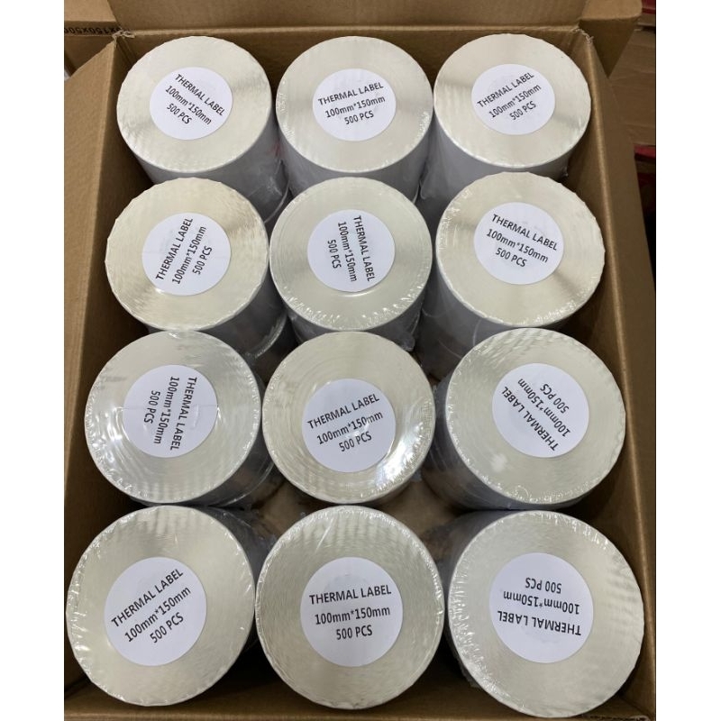 Jual Label thermal phoenix alas kertas 100x150x500pcs 1 dus isi 24 roll ...