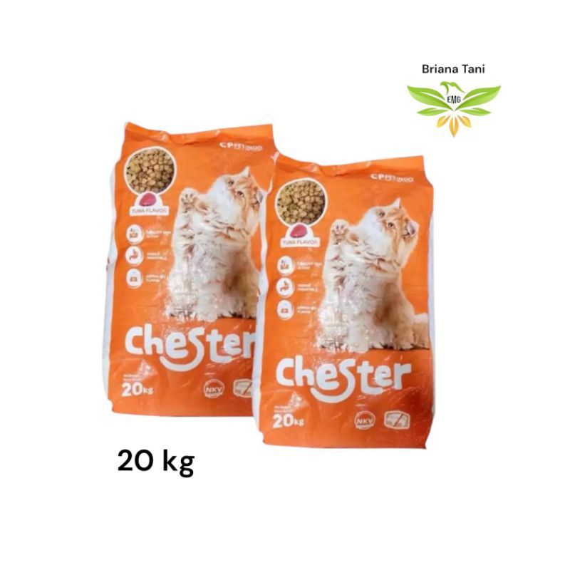 Jual Chester Tuna 20kg Cat Food KIbble Square Makanan Kucing | Shopee ...