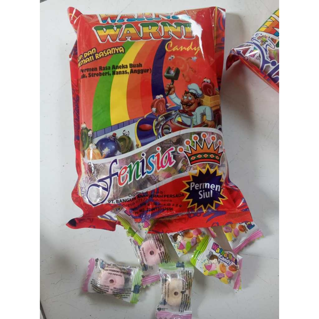 Jual Permen warna warni permen priwit permen siul 1 pak isi 50 pcs ...