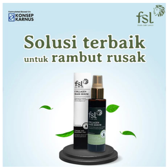 Jual Fsl Collagen Hair Serum Skincare Rambut | Shopee Indonesia