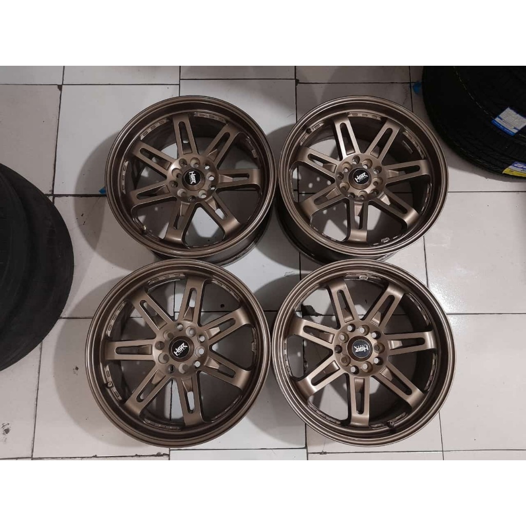 Jual VELG MOBIL BEKAS SEKEN HSR DAIMON RING 17 LEBAR 7,5 PCD 5X100 5X114 ET 40 BRONZE BUAT INOVA ...
