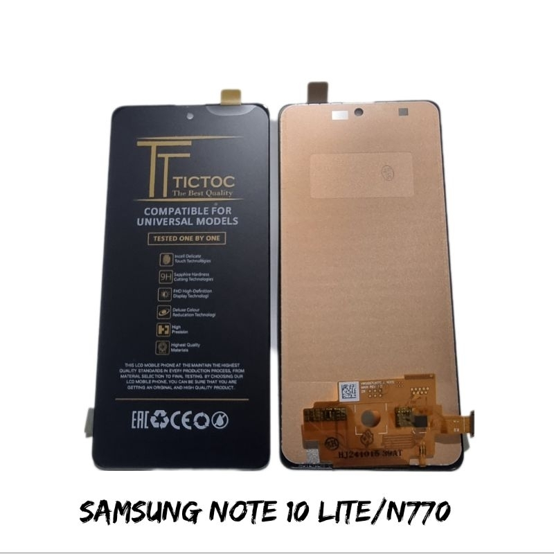 Jual LCD TS TOUCHSCREEN SAMSUNG NOTE 10 LITE/N770F FULLSET | Shopee ...