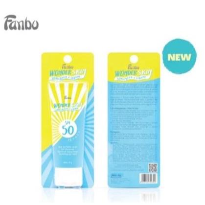 Jual FANBO SUNSCREEN + SERUM SPF 50 30gr / SUNBLOK WAJAH | Shopee Indonesia