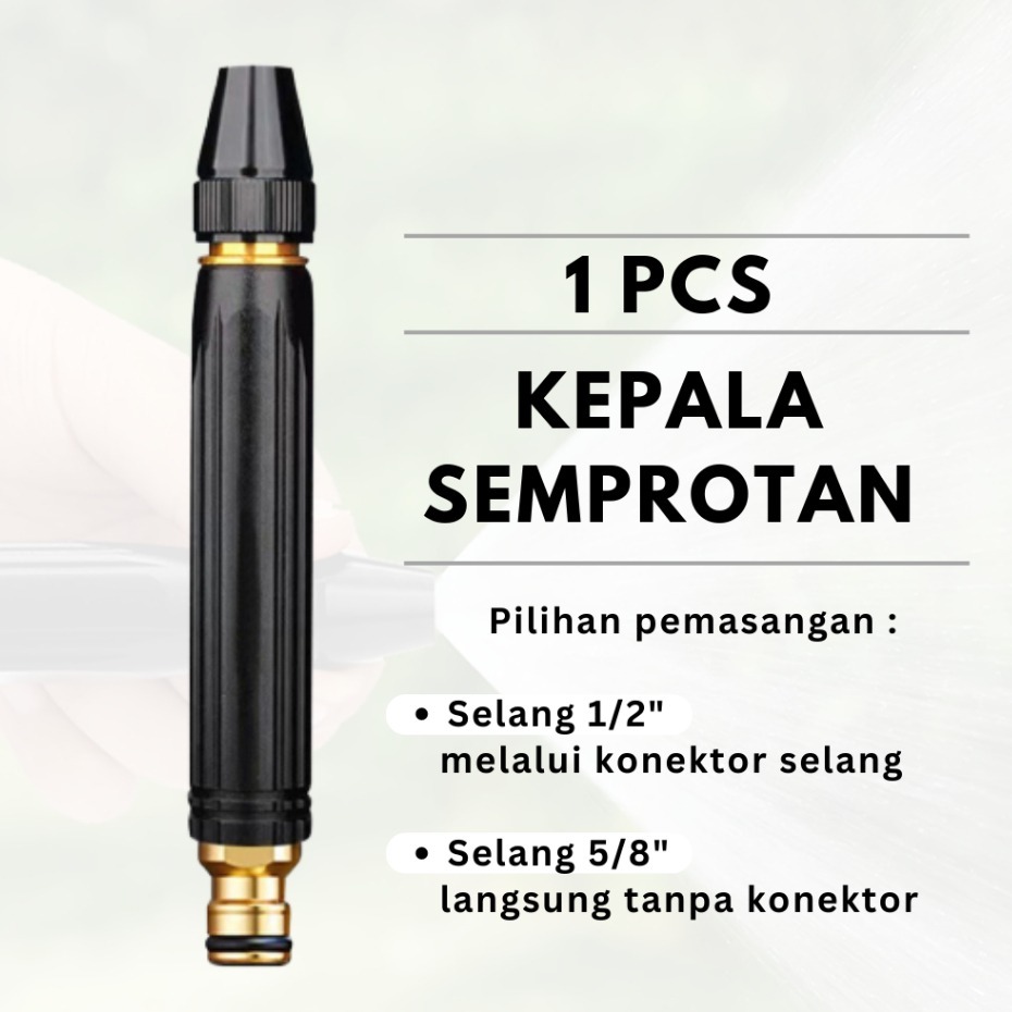 Jual STEAM !! ABS Hose NOZZLE SPARY GUN Kepala Semprotan Tembak Air ...