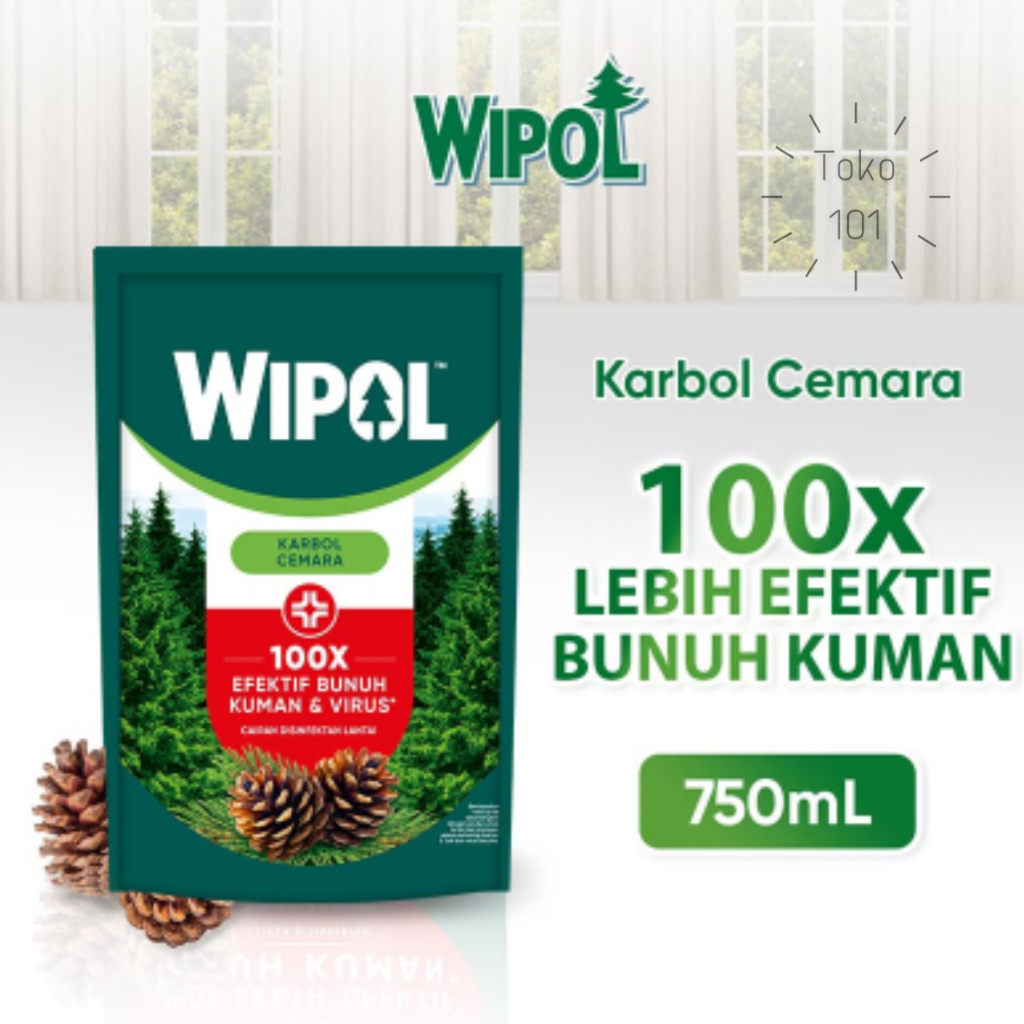 Jual Wipol Karbol Cairan Pembersih Lantai Cemara Refill 750 ml | Shopee Indonesia