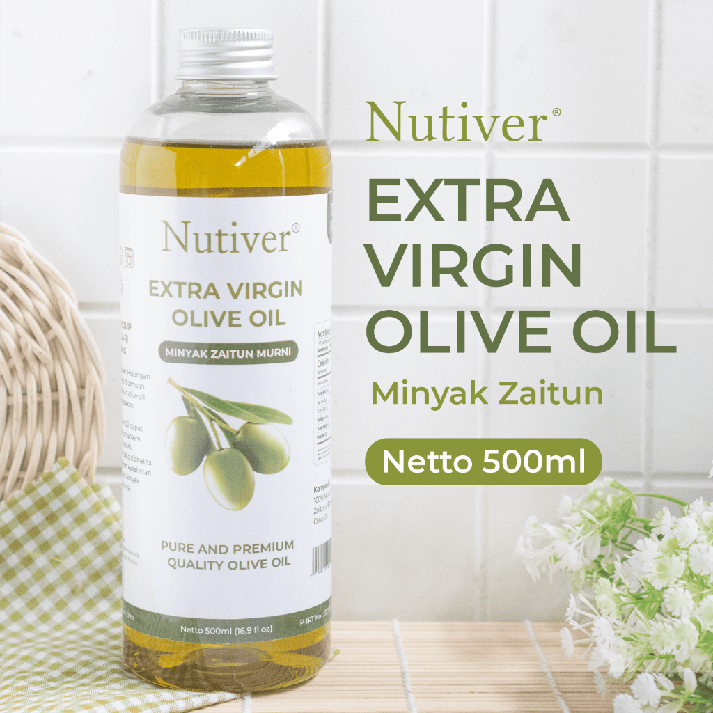 Jual NUTIVER Minyak Zaitun Asli Extra Virgin Olive Oil Evoo Mpasi ...