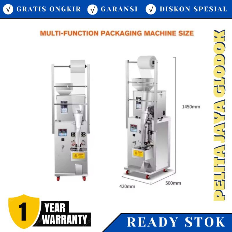 Jual Mesin Packing/Kemas Sachet Otomatis Butiran/Bubuk FZS-100TSS HEAVYPACK | Shopee Indonesia