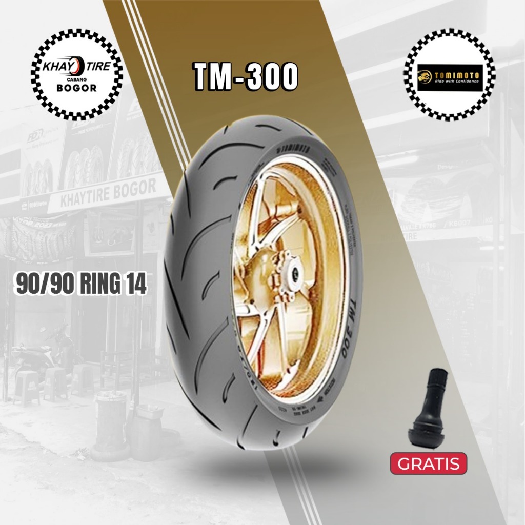 Jual Ban Motor Matic TOMIMOTO 90/90 Ring 14 Tubeless | Shopee Indonesia