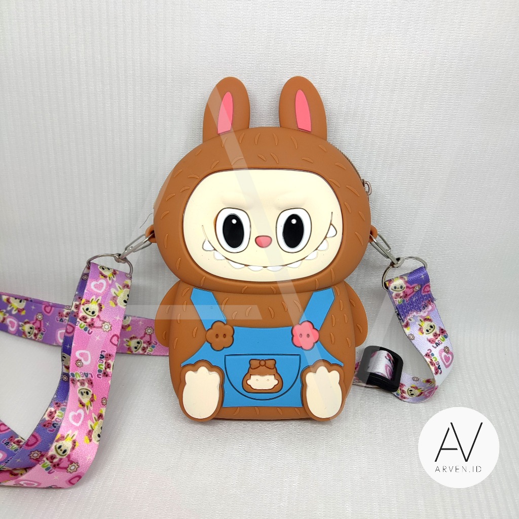 Jual Pouch Labubu Full Body dengan Lanyard | Shopee Indonesia