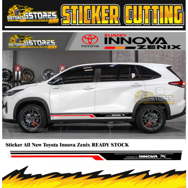 Jual STICKER TOYOTA INNOVA ZENIX TERBARU STICKER VARIASI INNOVA ZENIX ...