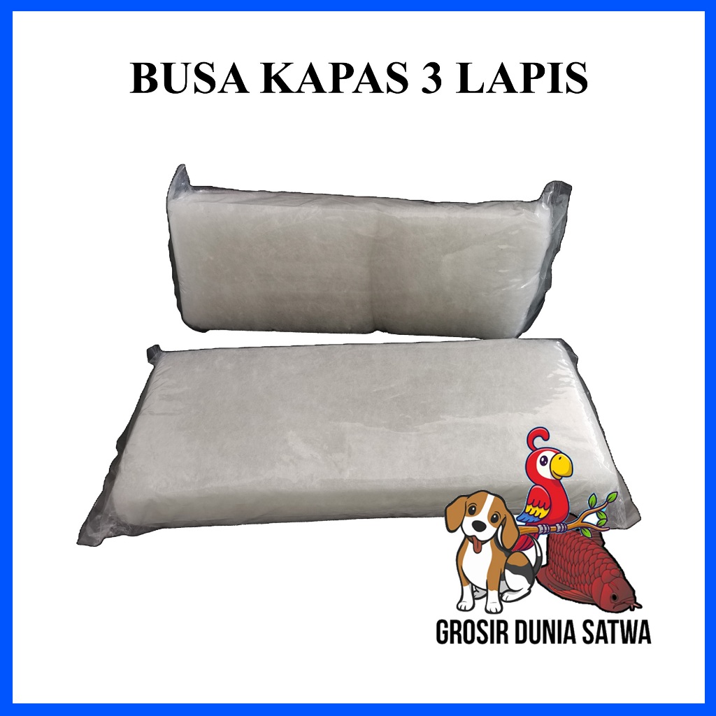 Jual Media Filter Busa Kapas Filter rangkap 3 | Shopee Indonesia