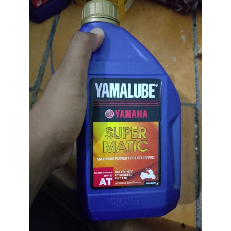 Jual OLI OIL YAMALUBE SUPER MATIC 10W-40 1 LITER FULL SYNTETIC NMAX ...