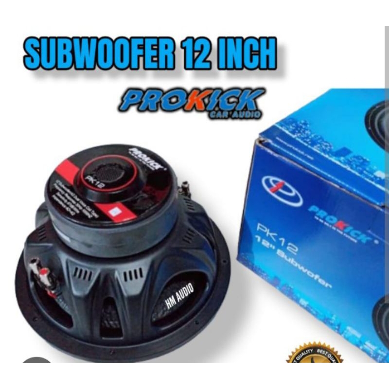 Jual SUBWOOFER MOBIL Prokick PK 12 ORIGINAL | Shopee Indonesia