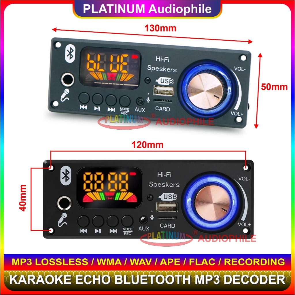 Jual Modul MP3 Decoder Bluetooth Karaoke echo Recording Multimedia ...