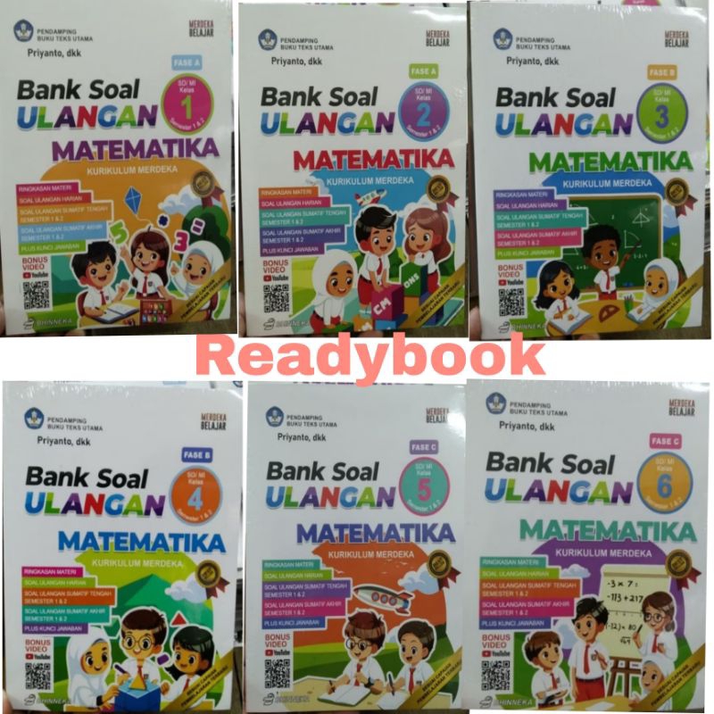 Jual Bank Soal Ulangan Matematika SD Kelas 1 2 3 4 5 6 Kurikulum Merdeka Belajar | Shopee Indonesia