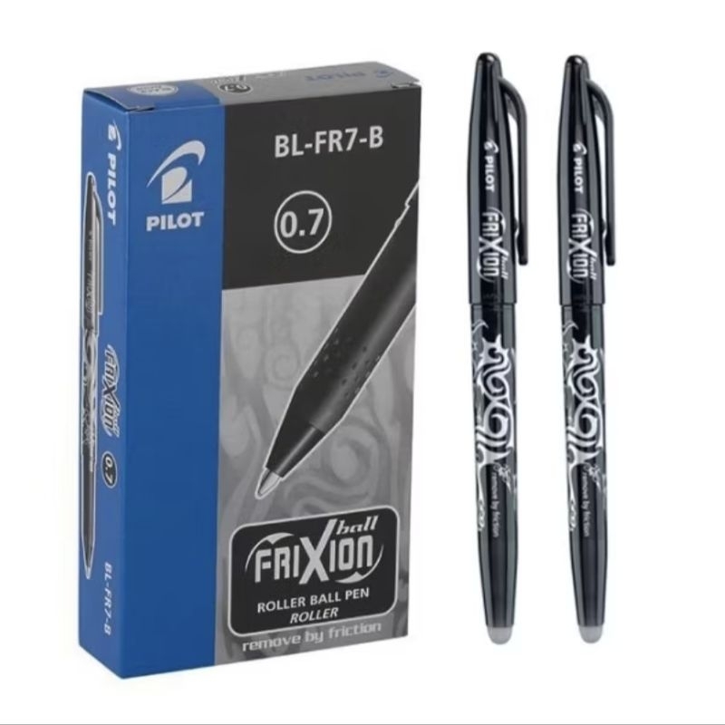 Jual Pilot Frixion Pen 0.7 mm BL-FR7-B pulpen bisa dihapus (harga per ...