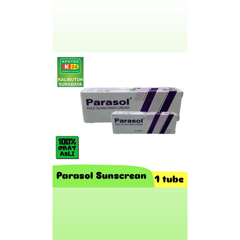 Jual Parasol Face Sunscreen 20 gr Krim Pelindung Wajah | Shopee Indonesia