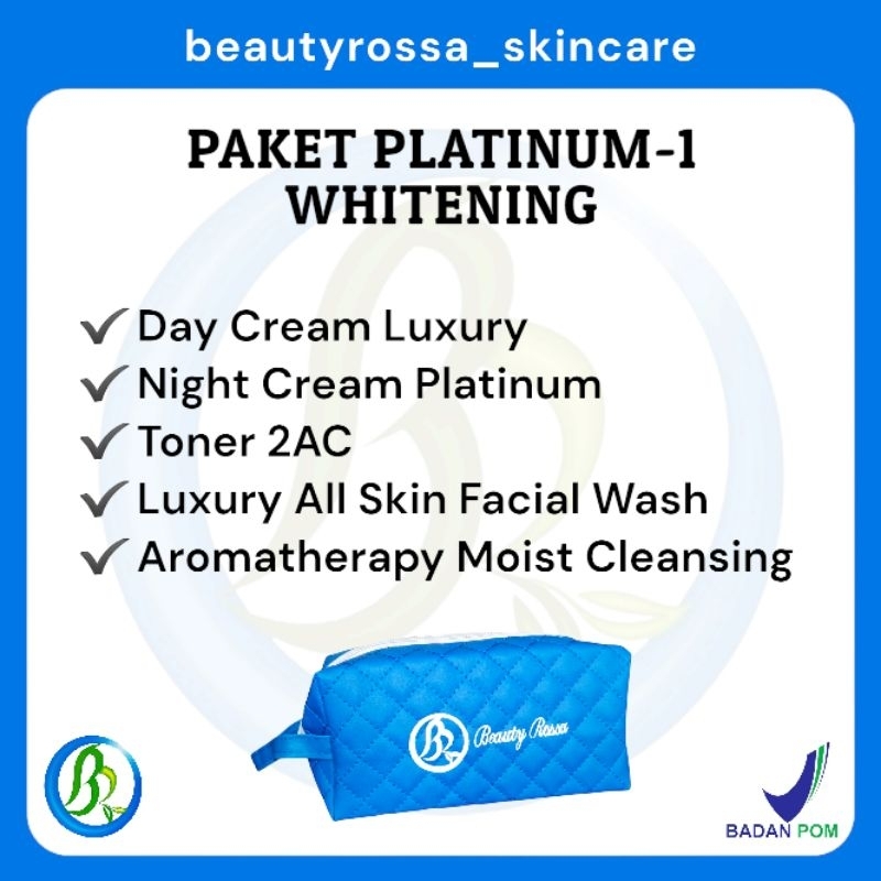 Jual Beauty Rossa - 𝗣𝗮𝗸𝗲𝘁 𝗣𝗹𝗮𝘁𝗶𝗻𝘂𝗺 𝗪𝗵𝗶𝘁𝗲𝗻𝗶𝗻𝗴 luxury | Shopee Indonesia