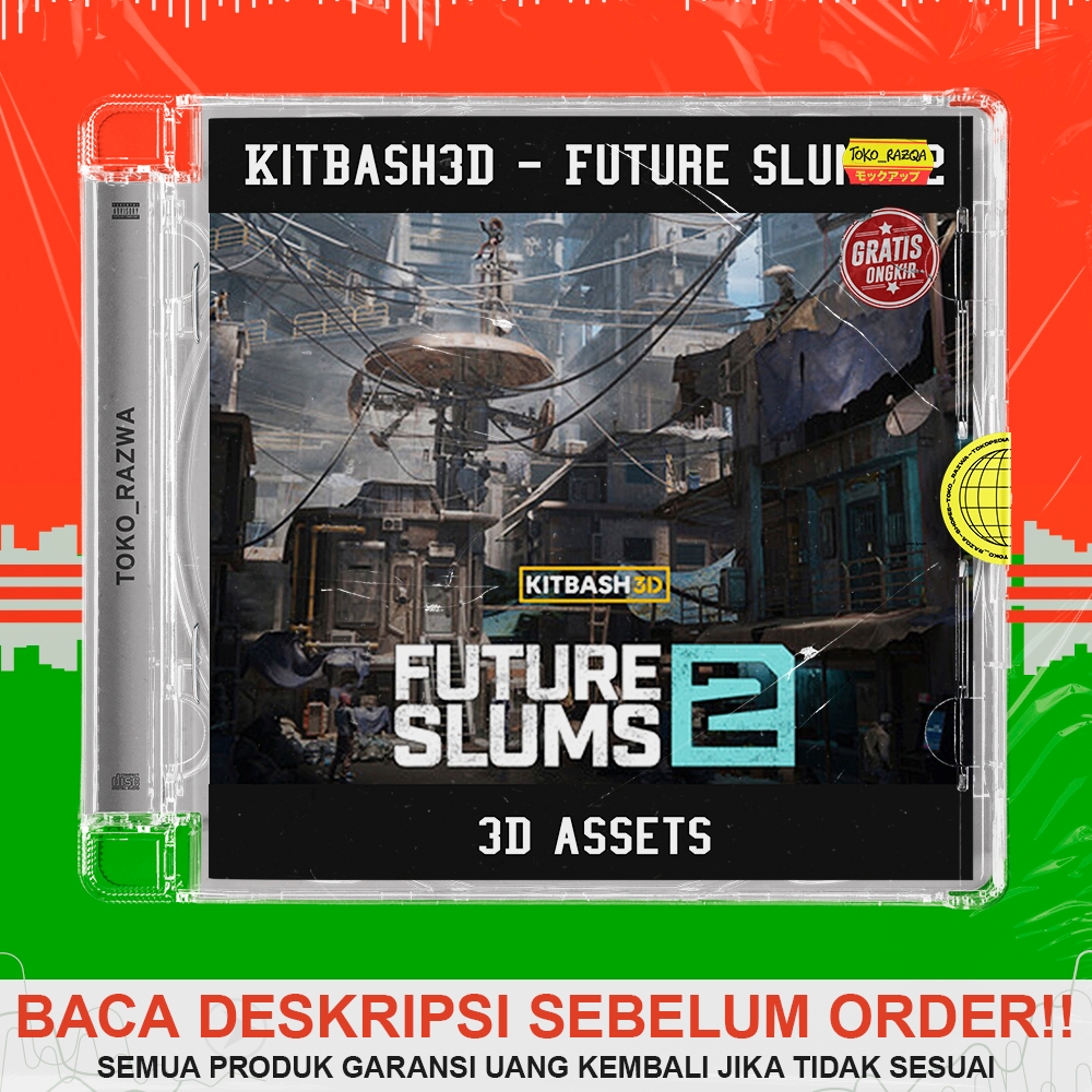 Jual 3D Assets - KitBash3D - Future Slums 2 For Blender - 231124 | Shopee Indonesia