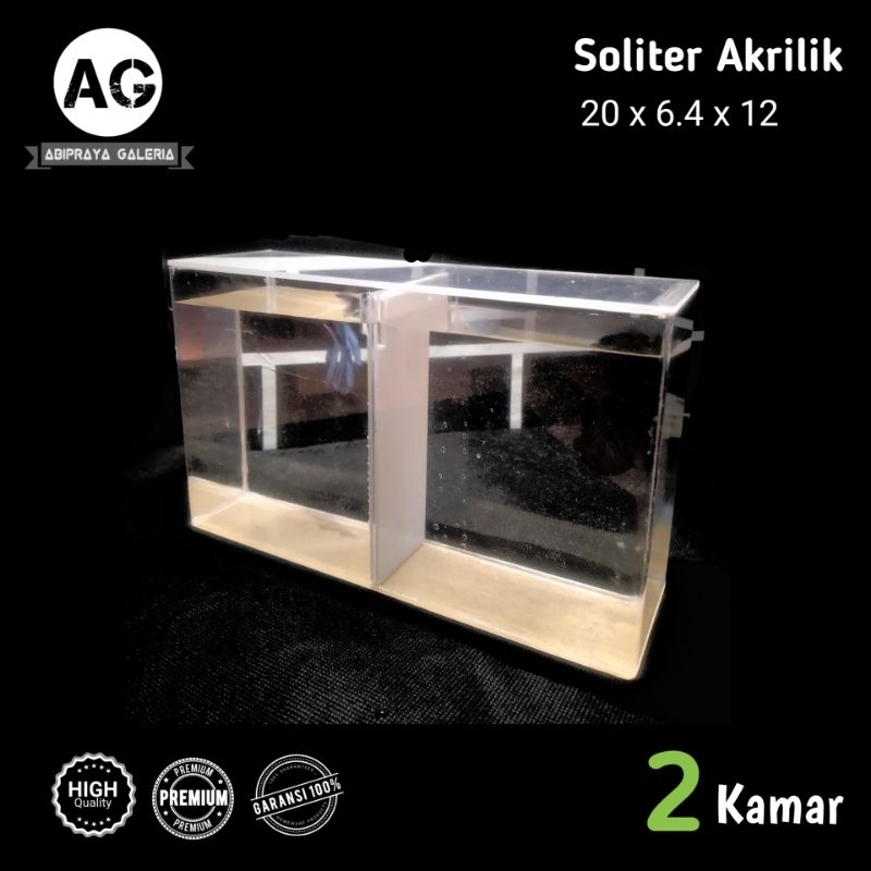 Jual Aquarium Soliter Akrilik / Soliter Cupang / Soliter Transfaran ...