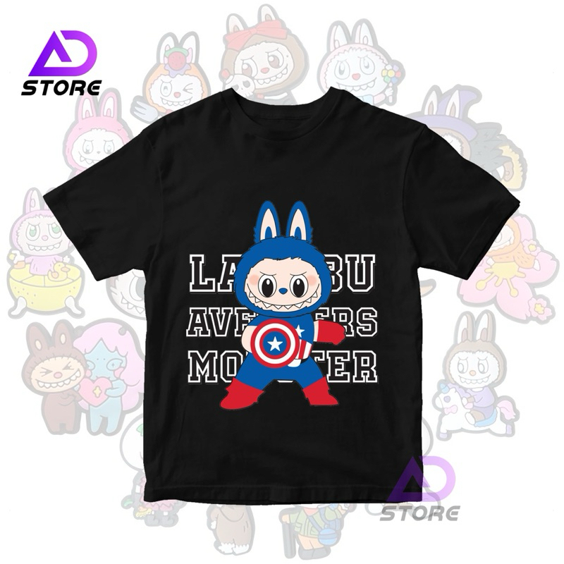 Jual Kaos Anak Karakter Gambar Hantu Viral Labubu The Monsters Labubu ...