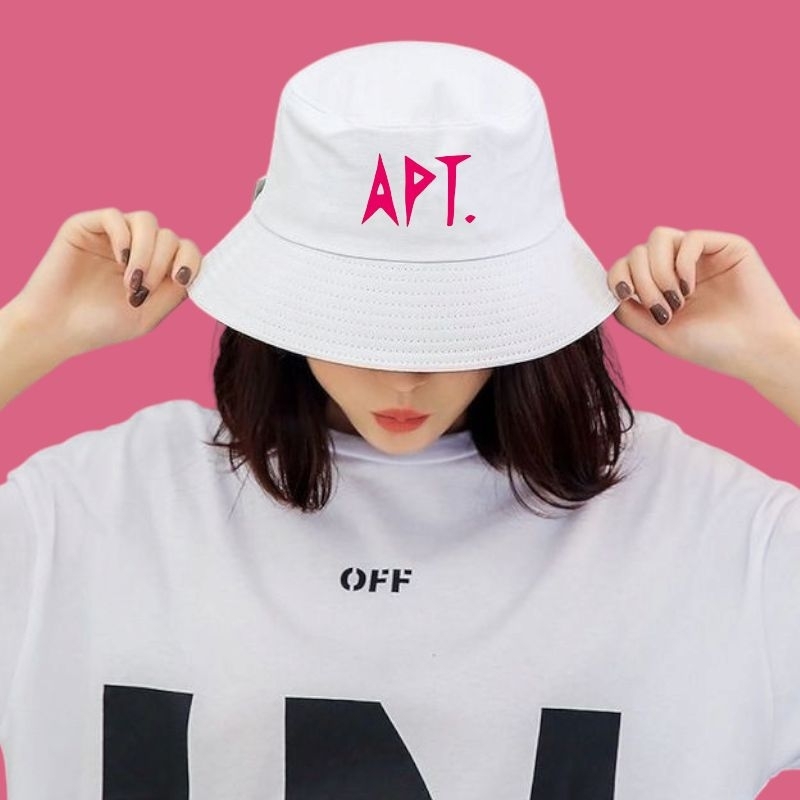 Jual BUCKET HATS DEWASA TULISAN APT LAGU ROSE DAN BRUNO MARS YANG LAGI ...