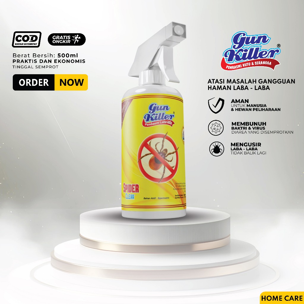 Jual GUN KILLER - Spider Clear Racun Pembasmi laba laba Di Rumah ...